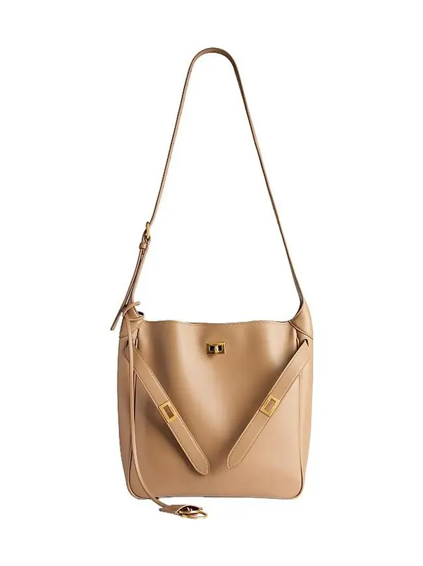 Balenciaga Bel Air Small Hobo Bag - Latte