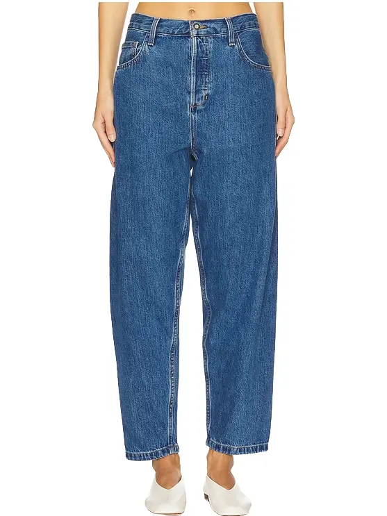 FAVORITE DAUGHTER The Nikki Mid Rise Barrel Jeans - Los Angeles
