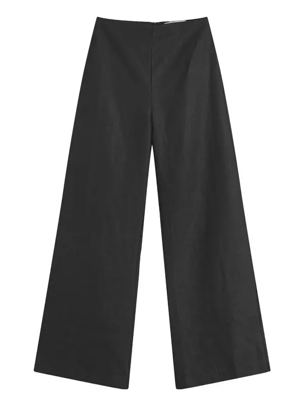 Faithfull The Brand Ilride Linen Pants - Black