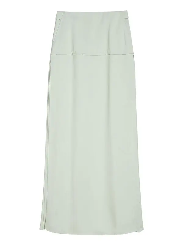 JIL SANDER Straight Long Skirt - Green
