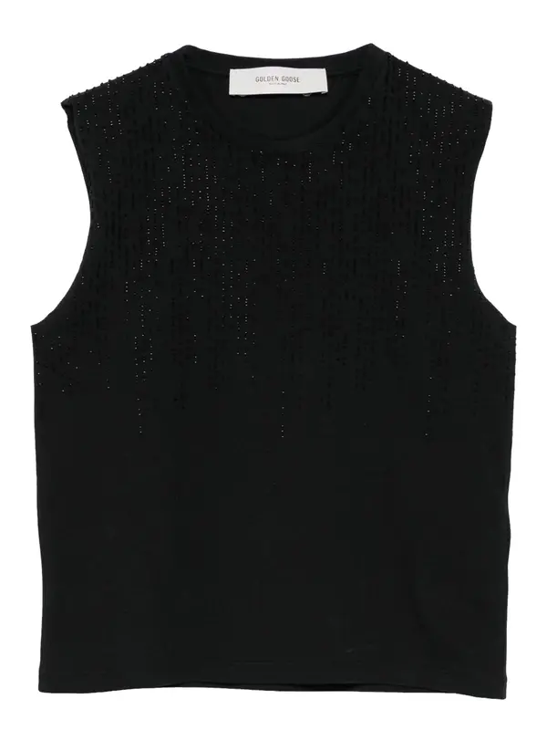 GOLDEN GOOSE Noreen Tank Top - Black