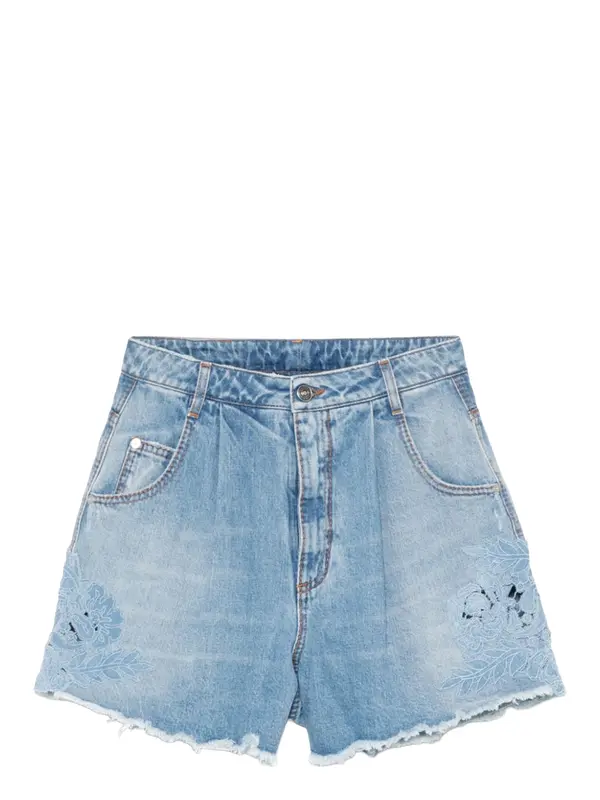 Ermanno Scervino Denim Shorts - Blue