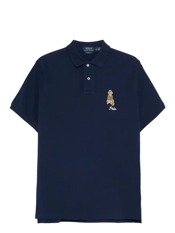 Polo Ralph Lauren Logo-embroidered Polo Shirt - Blue