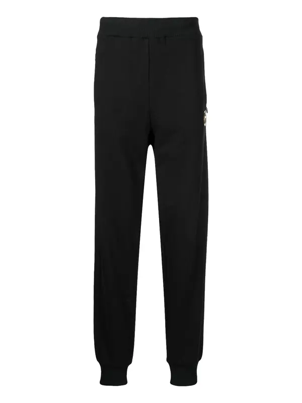 Roberto Cavalli Logo-plaque Track Pants - Black