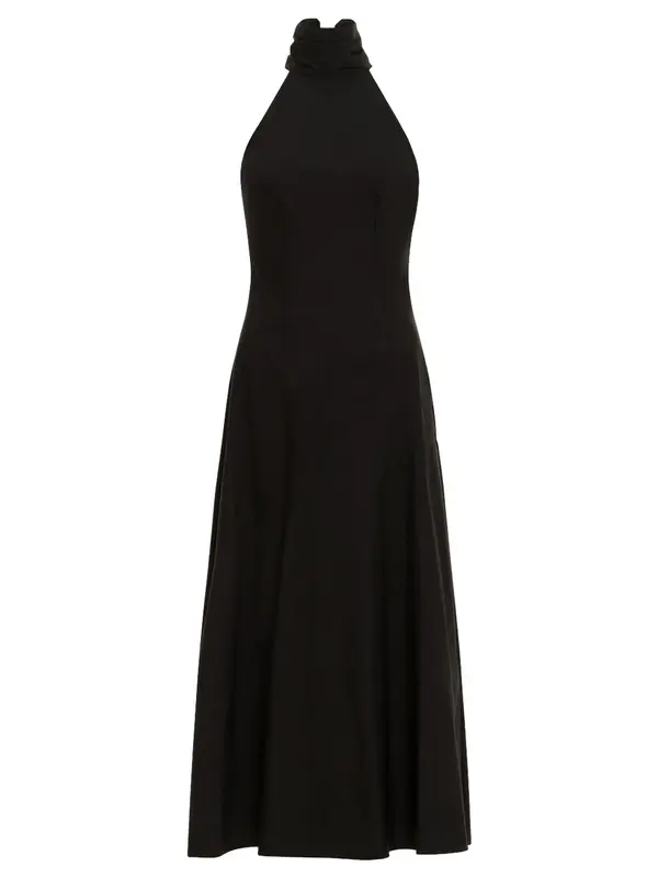 AZLEE Faye Midi Dress - Black