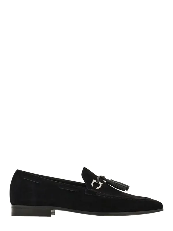 FERRAGAMO Tassel-detail Loafers - Black