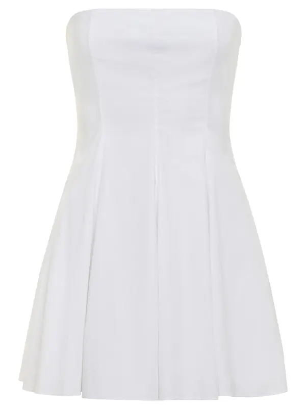 AZLEE Sable Mini Dress - White