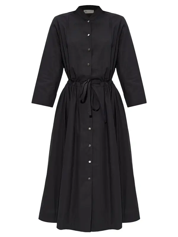 Tory Burch Cotton Shirt Dress - Black