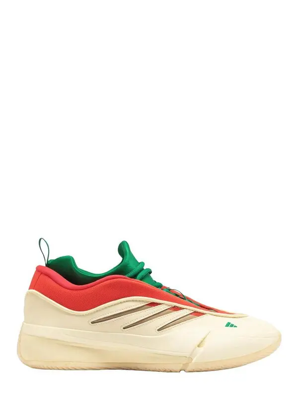 Adidas Dame Athletic Sneakers - Warm Vanilla/lucid Red/warm Sandstone