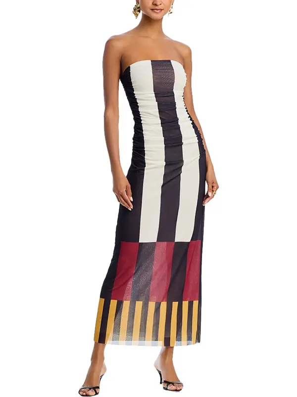 CALA DE LA CRUZ Daphne Striped Tube Dress - Bengalbw