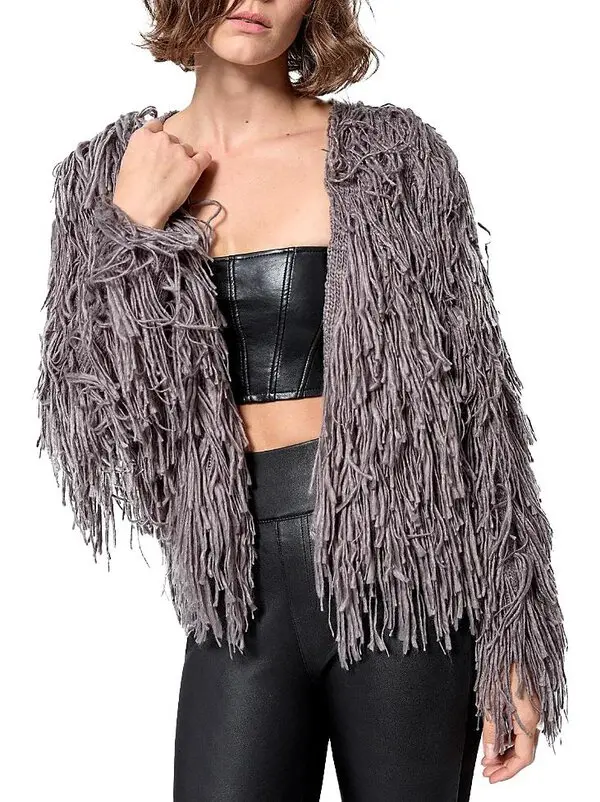 AS By DF Kelsey Sweater Jacket - Gray