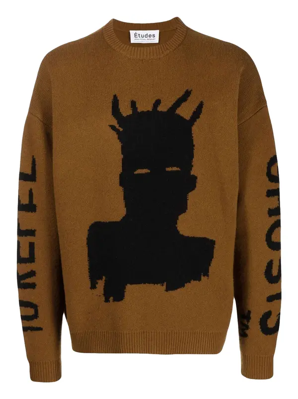 ÉTUDES STUDIO Graphic-print Sweater - Brown