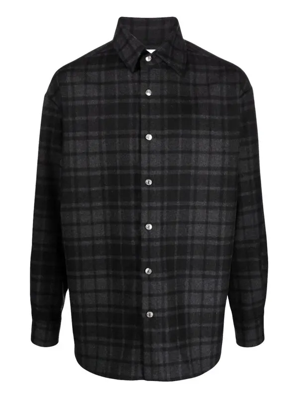 Iceberg Checked Shirt - Grey