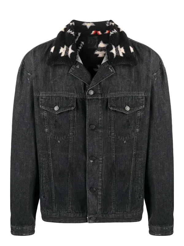 Alchemist Denim Trucker Jacket - Black