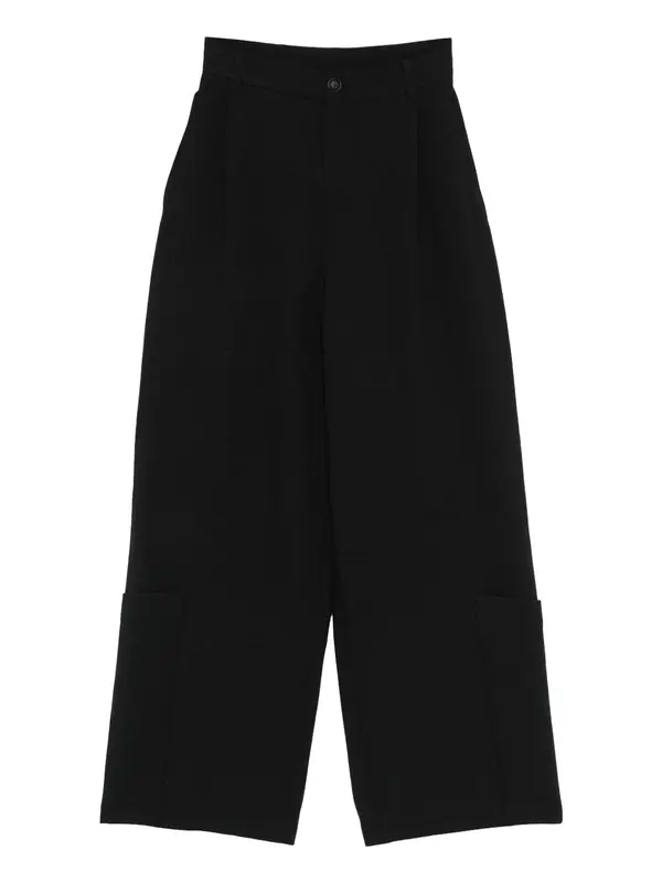 Y3 Wide-leg Trousers - Black