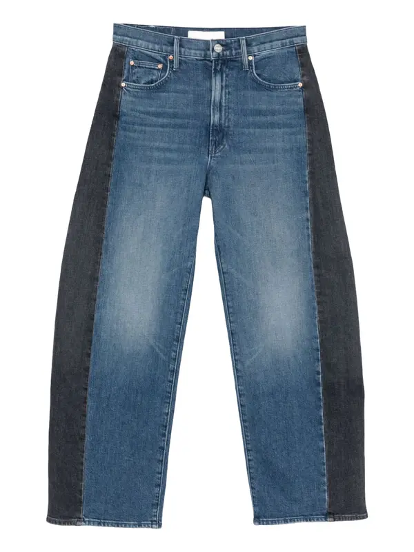 MOTHER The Half Pipe Flood Jeans - Blue
