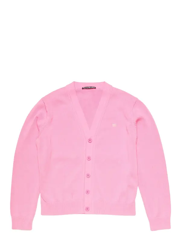 Acne Studios Appliqué Cardigan - Pink