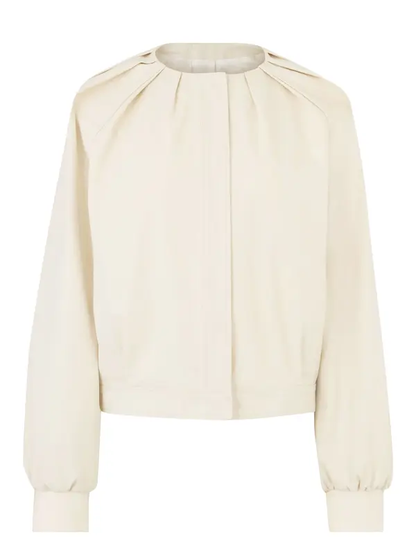 Nina Ricci Cotton Bomber Jacket - Neutrals