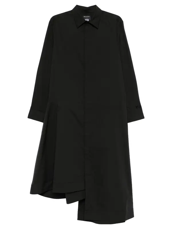 Y3 Shirt Maxi Dress - Black