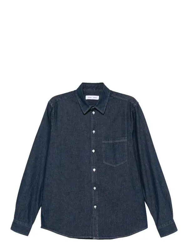 SAMSOE SAMSOE Saryan P Shirt - Blue