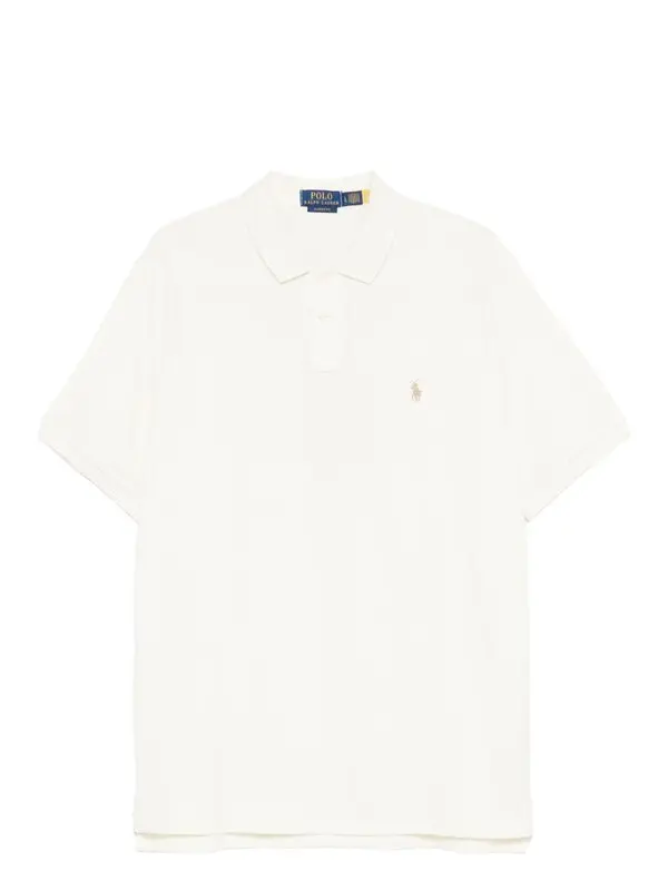 Polo Ralph Lauren Polo Pony-embroidered Polo Shirt - Neutrals