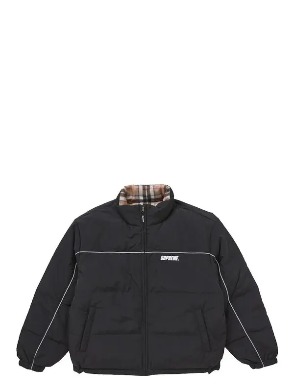 Supreme Reversible Puffer Jacket - Black