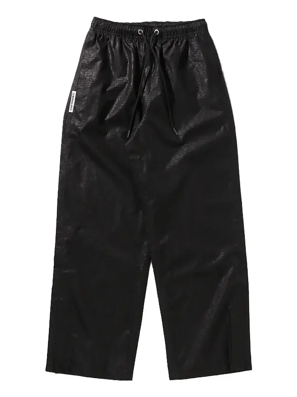 A BATHING APE Lux Sport Pattern Relaxed Fit Track Pants - Black