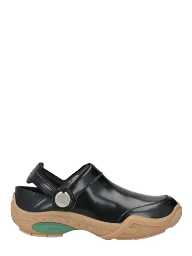 Fendi Leather Clogs - Black