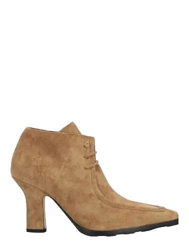Burberry Lace-up Ankle Boots - Beige