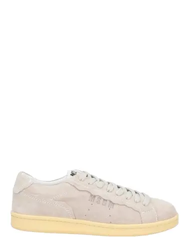 MSGM Leather Sneakers - Grey