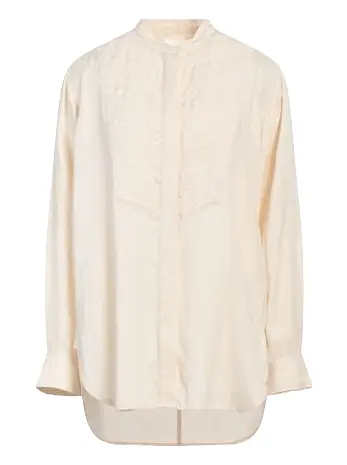 MARANT ETOILE Long Sleeve Twill Shirt - White