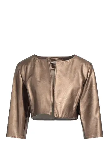 RINASCIMENTO Metallic Bolero Jacket - Yellow