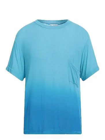 DANIELE FIESOLI T-shirt Size Viscose, Nylon, Cashmere, Elastane - Azure