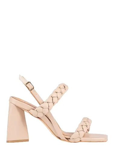 CAFÈNOIR Ankle Strap Sandals - Beige