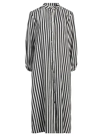SHIRTAPORTER Midi Shirtdress - Black