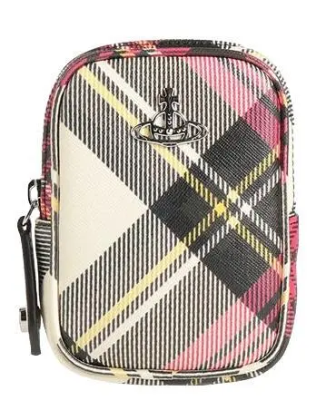 VIVIENNE WESTWOOD Tartan Pouch - White