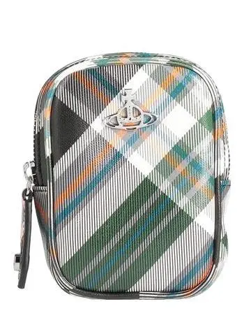 VIVIENNE WESTWOOD Tartan Pouch - White