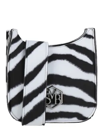 Save My Bag Zebra-print Crossbody Bag - Black