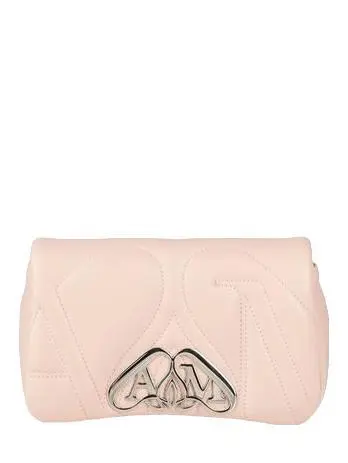 Alexander McQueen Leather Clutch With Logo Detail - Pink
