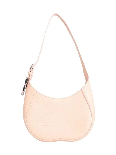 Burberry Leather Hobo Shoulder Bag - Pink