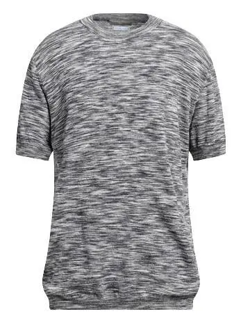 DANIELE FIESOLI Short Sleeve Sweater - Grey