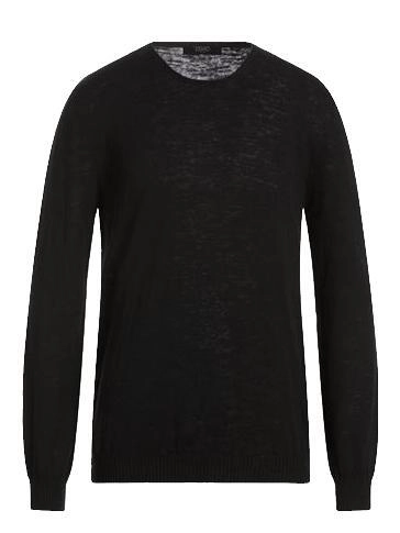 Liu Jo Crewneck Knit Cotton-linen Sweater - Black