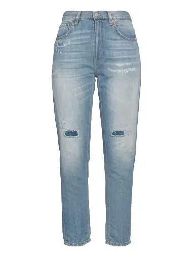 DONDUP High Waisted Tapered Jeans - Blue
