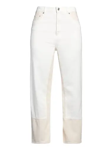 Sportmax Tapered Cotton Pants - White