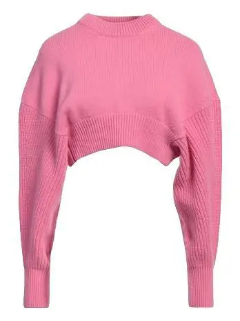 Alexander McQueen Sweater Fuchsia Size Wool, Polyamide - Pink