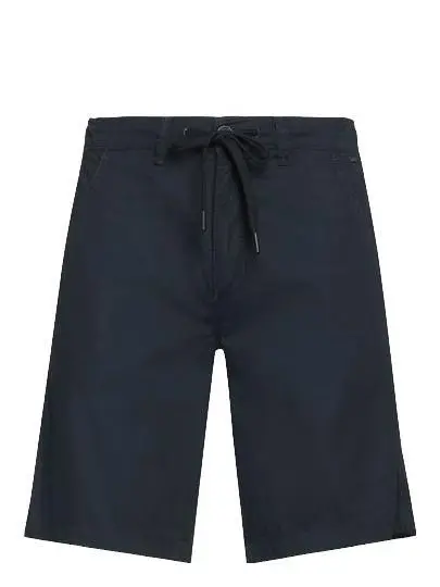 ONLY & SONS Solid Color Casual Shorts - Navy