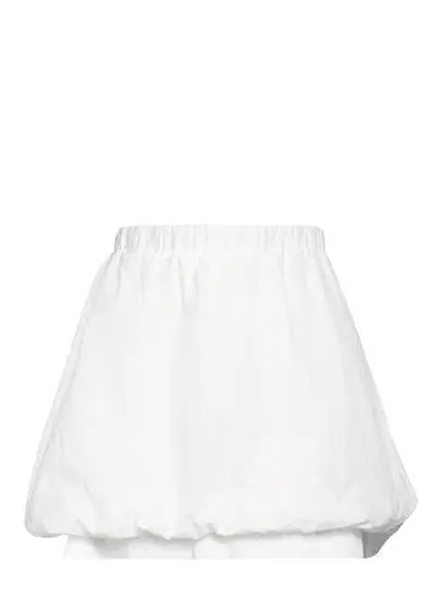 HAVEONE Mini Balloon Skirt - White