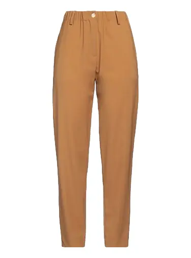 ALYSI Tapered Virgin Wool-blend Pants - Beige