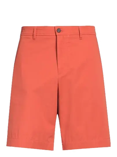 Maison Kitsuné Cotton Bermuda Shorts - Orange