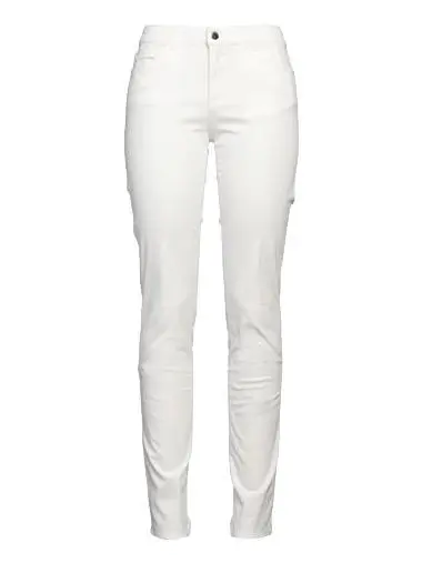 Emporio Armani Tapered Twill Pants - White